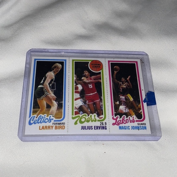 Topps | Other | Larry Bird Magic Johnson Rookie Card | Poshmark